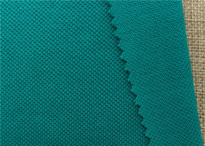 Weft Knitted Polyester Mesh Fabric , Jacquard Knit Fabric With Double Color